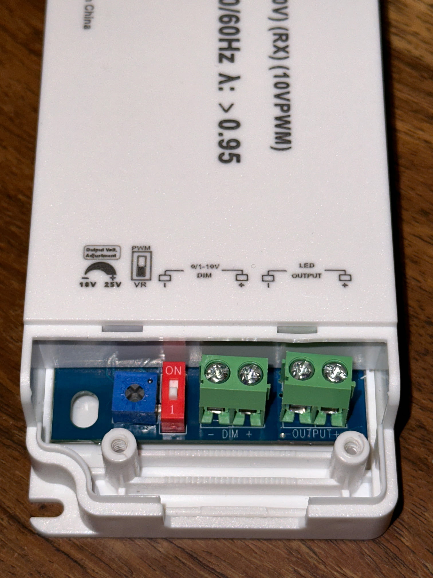 Output Volt Adjustment - Luna LED