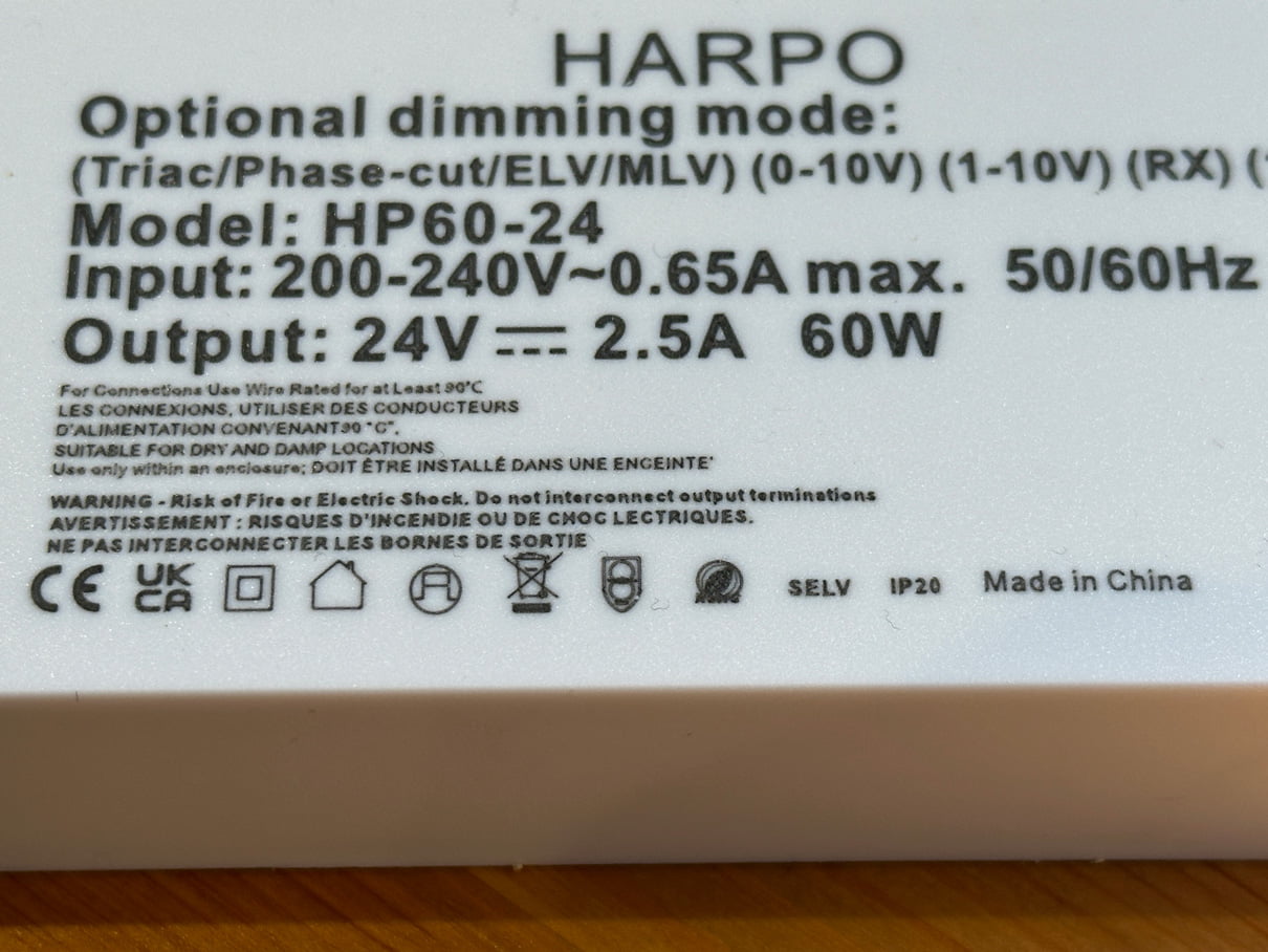 Signs & Symbols on LED Drivers - Luna LED